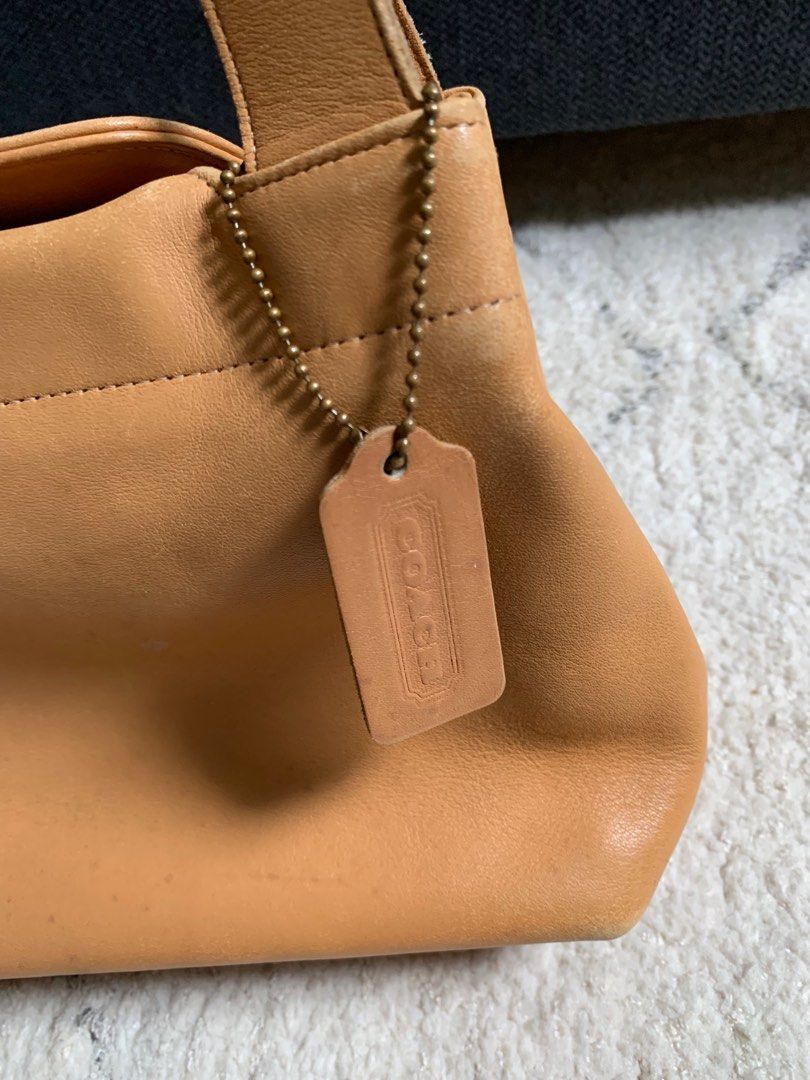 Vintage Old Coach Leather Handbag Made in USA Rare Model, Women's ...