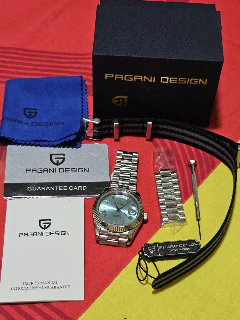 Pagani Design Day-Date 40mm Iceblue, Men's Fashion, Watches ...