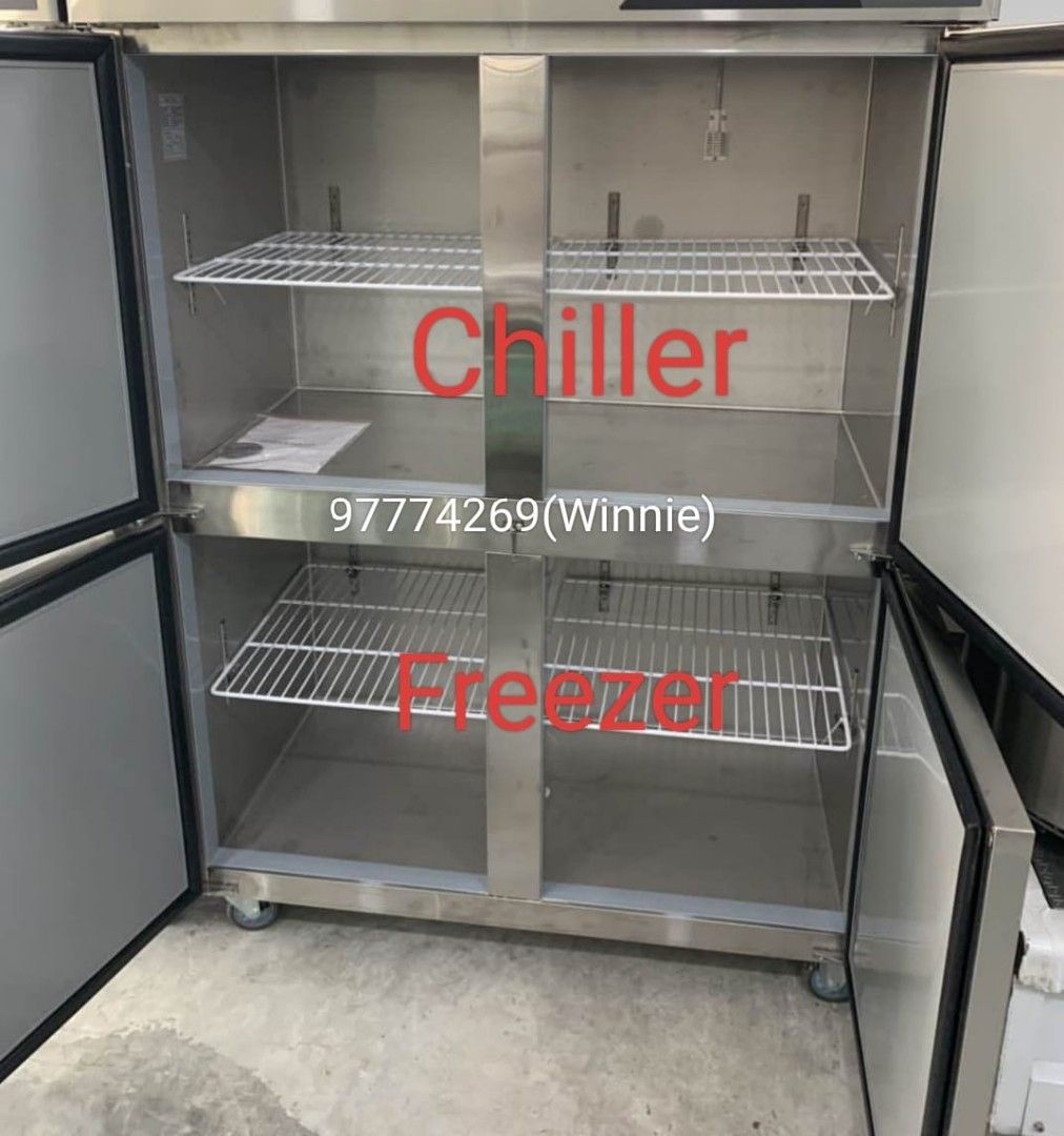 Piping Upright 4 Door top Chiller bottom Freezer, TV & Home Appliances ...