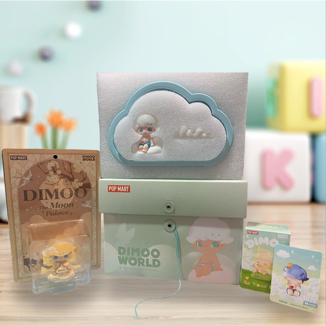 POPMART Dimoo World Moon Palace Mid Autumn Festival Edition 月宮吊卡/ 雲朵相框 ...