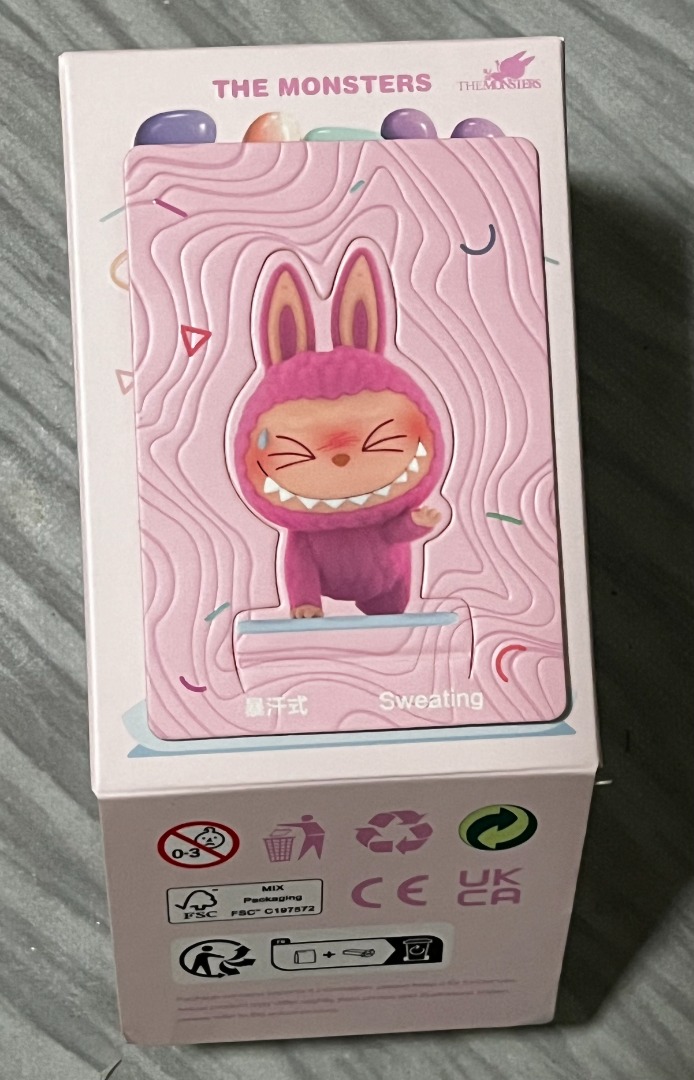 Pop Mart Labubu Lazy Yoga - Sweating, Hobbies & Toys, Toys & Games on ...