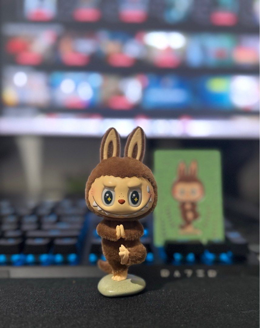 pop mart Labubu Lazy Yoga series figures, Hobbies & Toys, Toys & Games ...