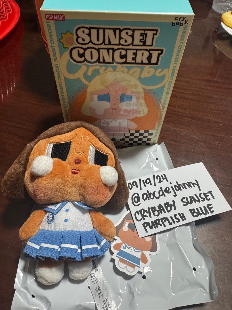 PopMart Sunset Concert Purplish Blue, Hobbies & Toys, Toys & Games on ...