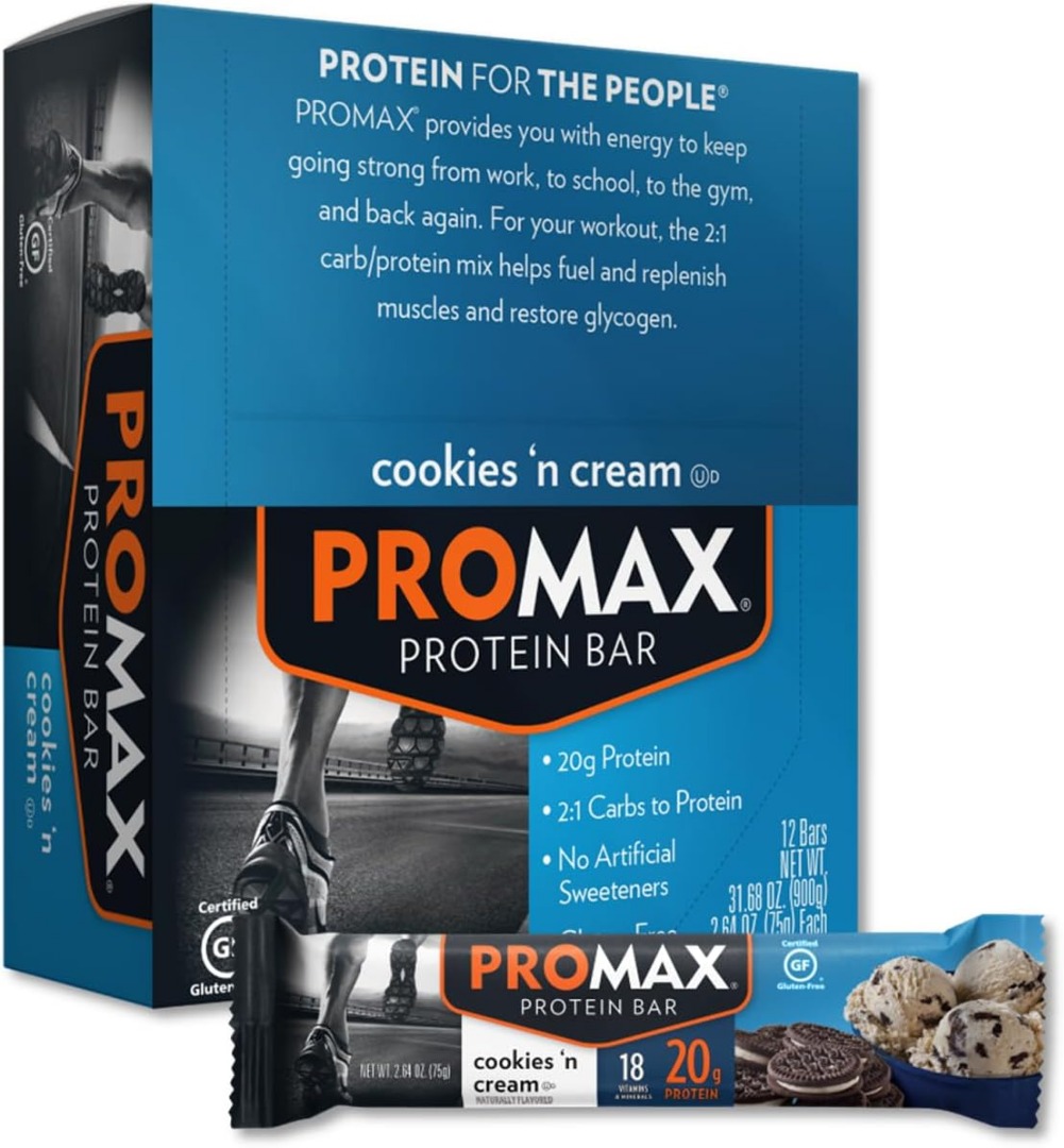 Promax 20g High Protein, Gluten Free, 12 Count, Health & Nutrition ...