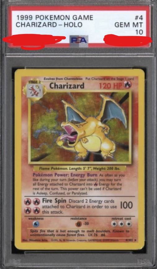 psa 10 charizard base set holo, Hobbies & Toys, Toys & Games on Carousell