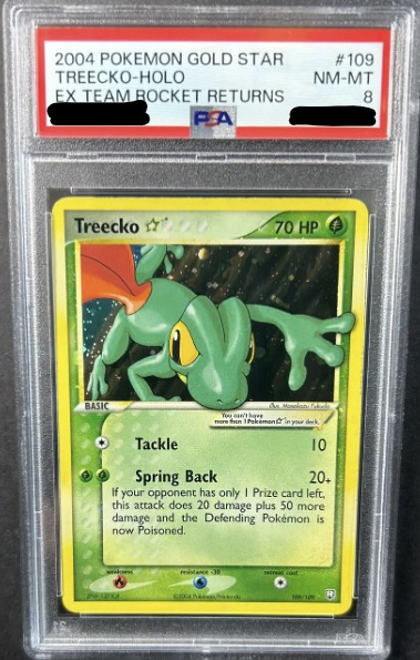 psa 8 treecko gold star, Hobbies & Toys, Toys & Games on Carousell