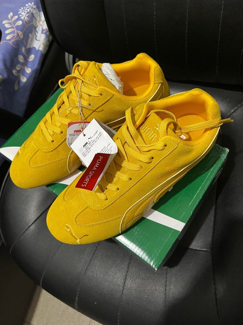 Puma Speedcat x Ferrari Saffron, Men's Fashion, Footwear, Sneakers on ...