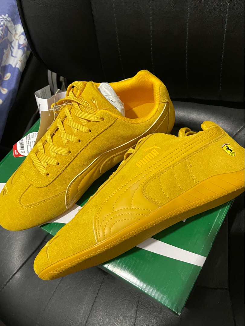 Puma Speedcat x Ferrari Saffron, Men's Fashion, Footwear, Sneakers on ...
