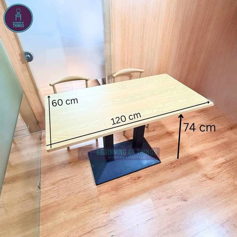 Rectangle Dining/Cafe/Restaurant Table - 120x60, Furniture & Home ...