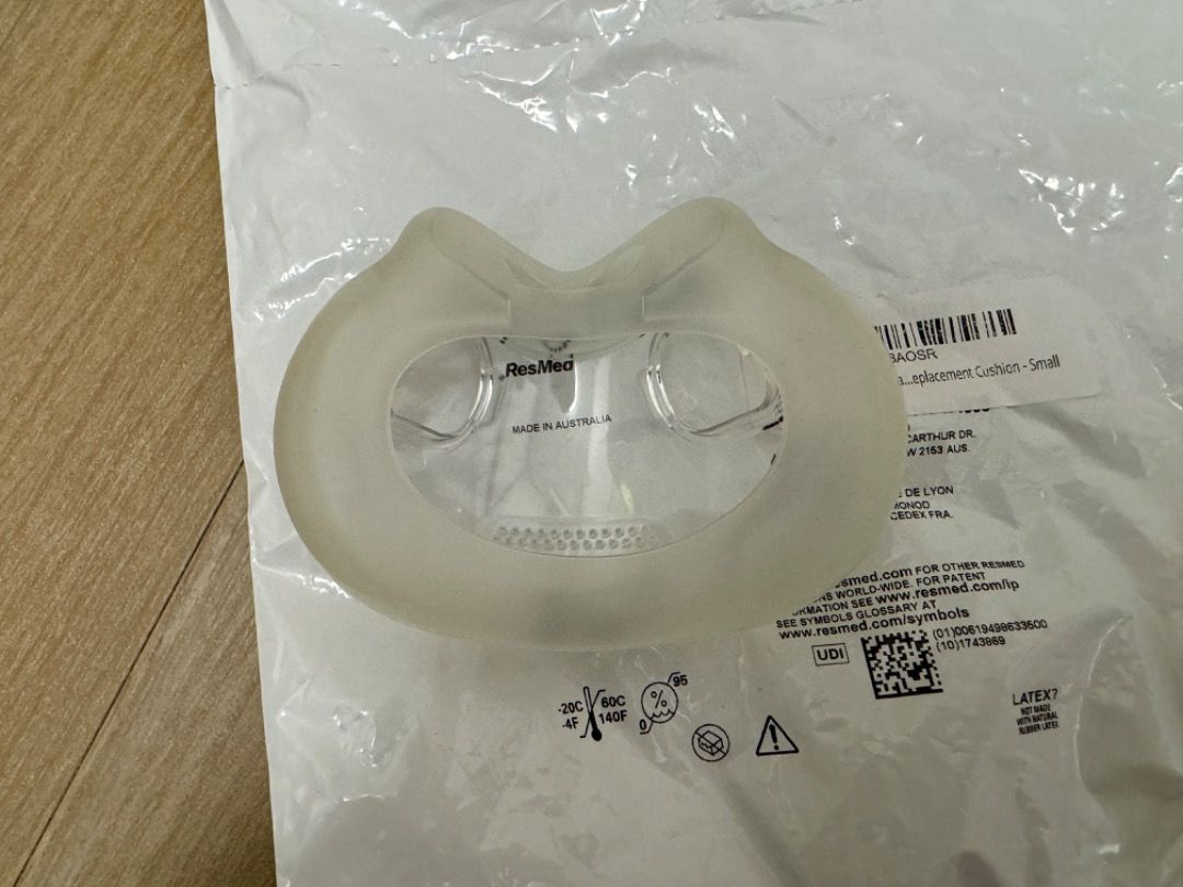 Resmed F30i Full Face CPAP Mask Cushion in Small Wide SW Size, 健康及營養食用品 ...