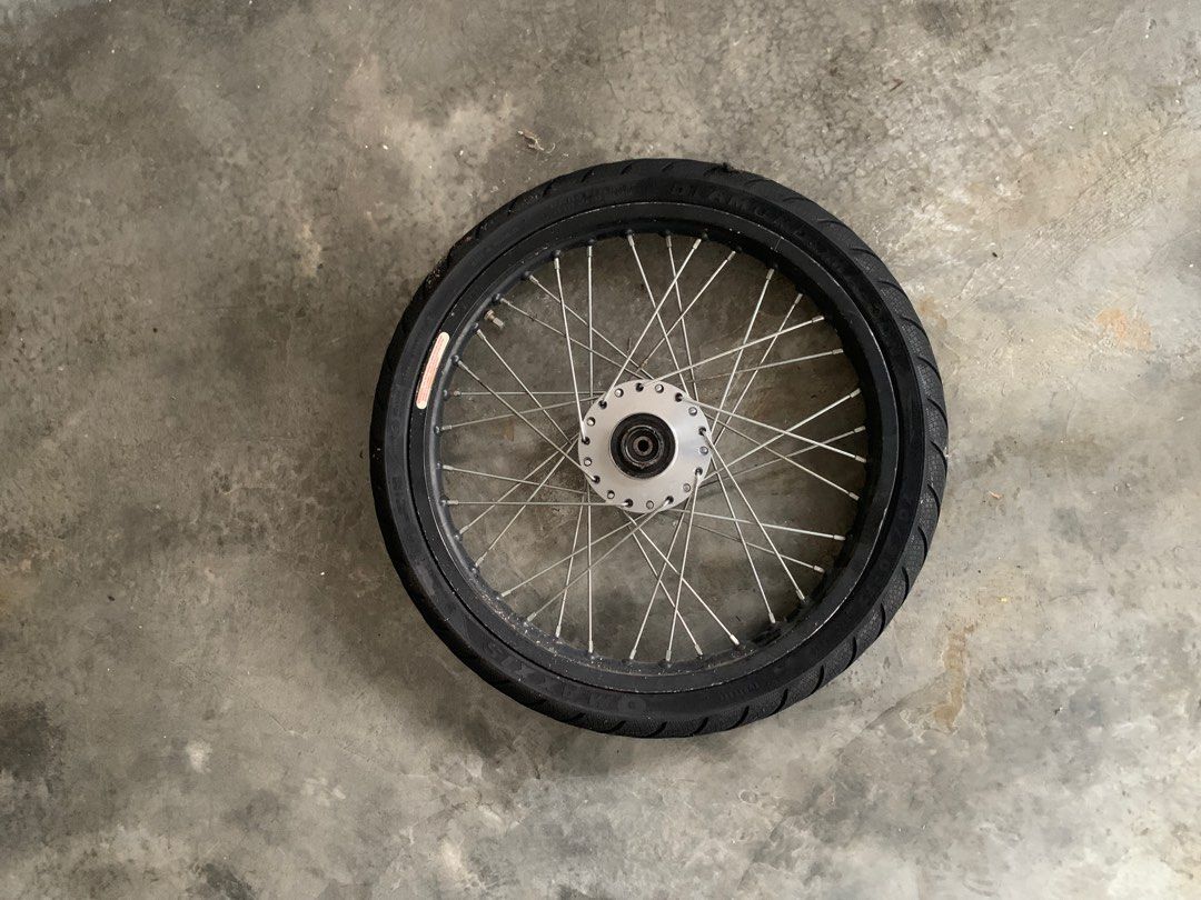 rim aloi zero force siap TAYAR!!, Motorbikes on Carousell