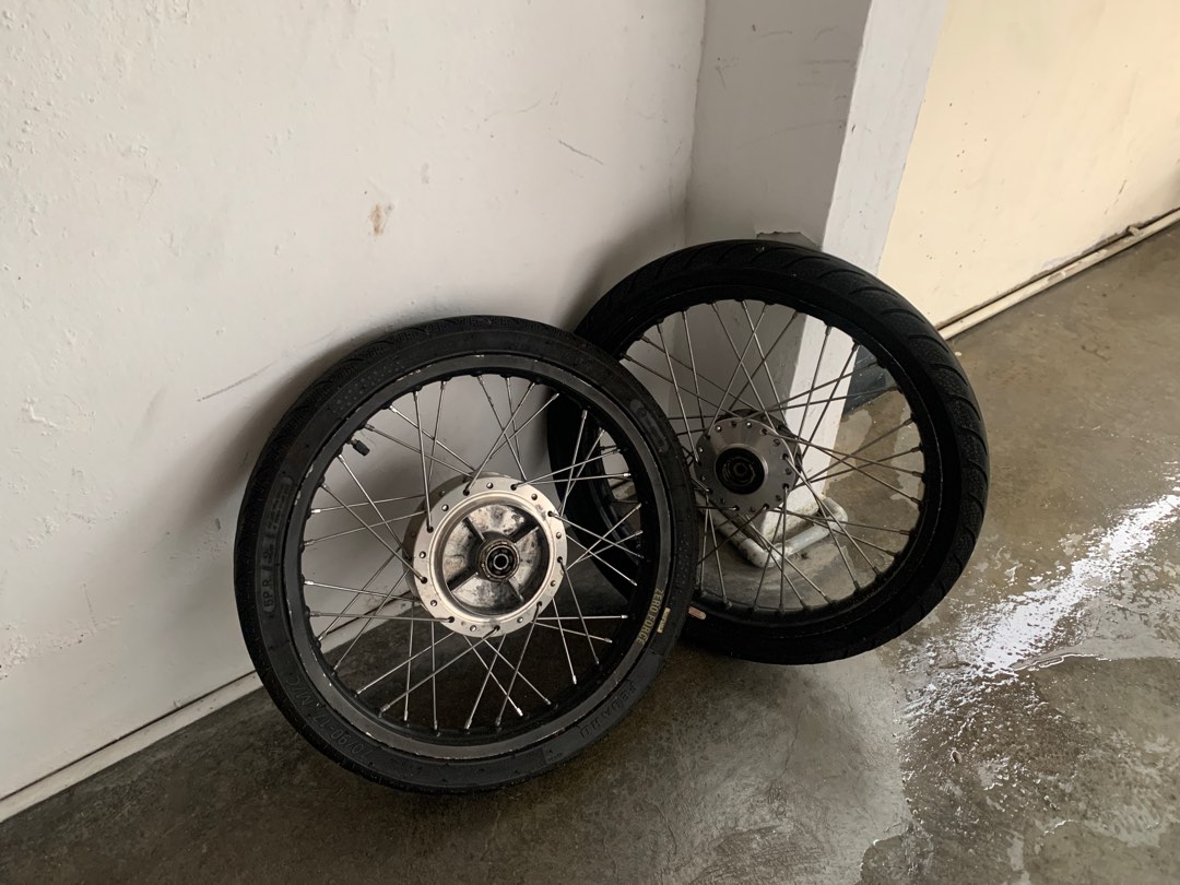 rim aloi zero force siap TAYAR!!, Motorbikes on Carousell