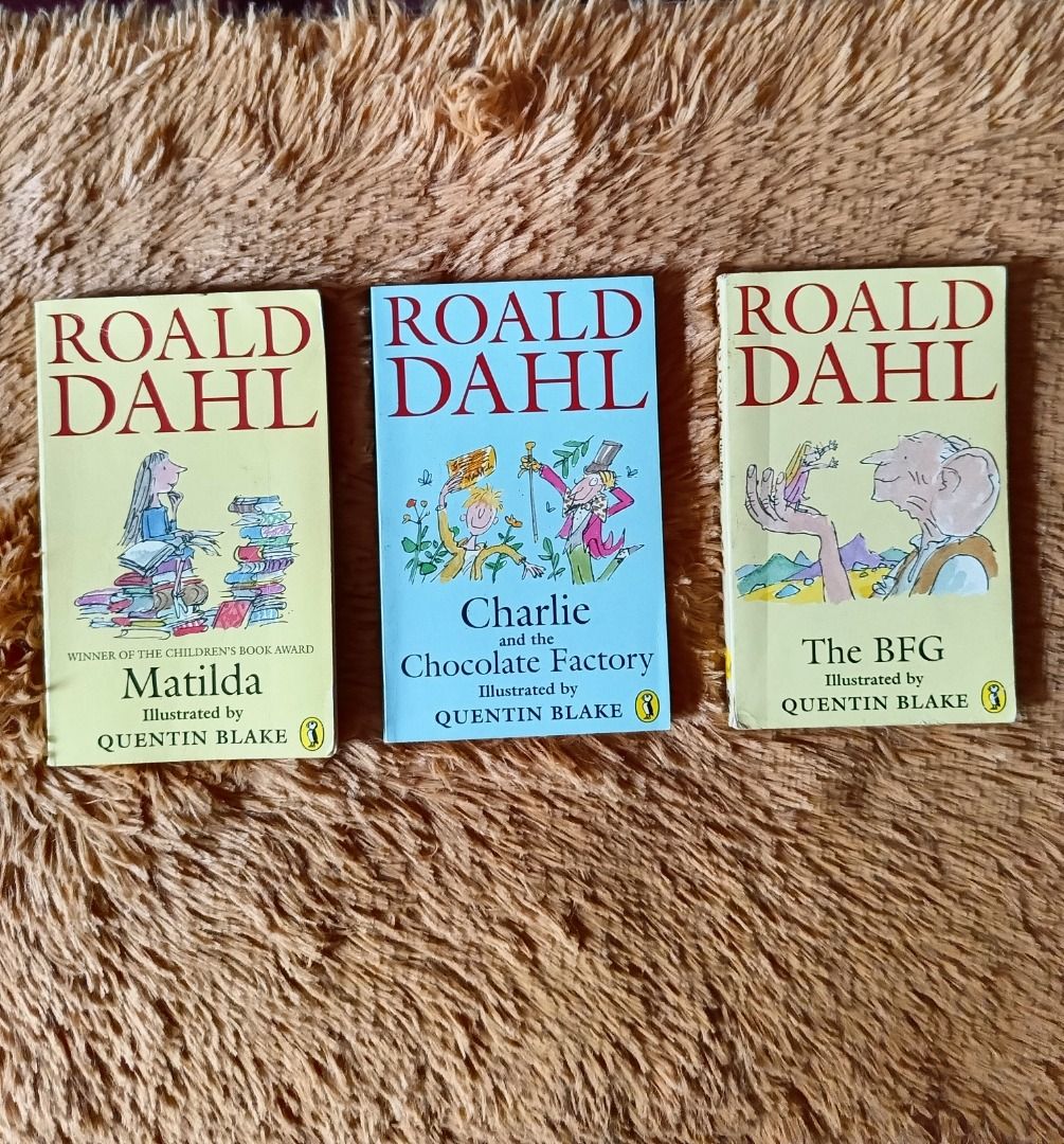 Roald Dahl books - Matilda, BFG, Charlie and the Chocolate Factory ...