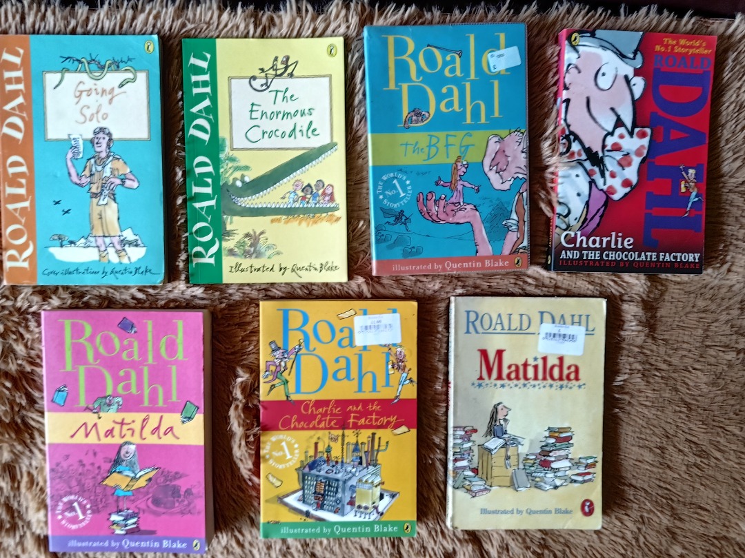 Roald Dahl books - Matilda, BFG, Charlie and the Chocolate Factory ...