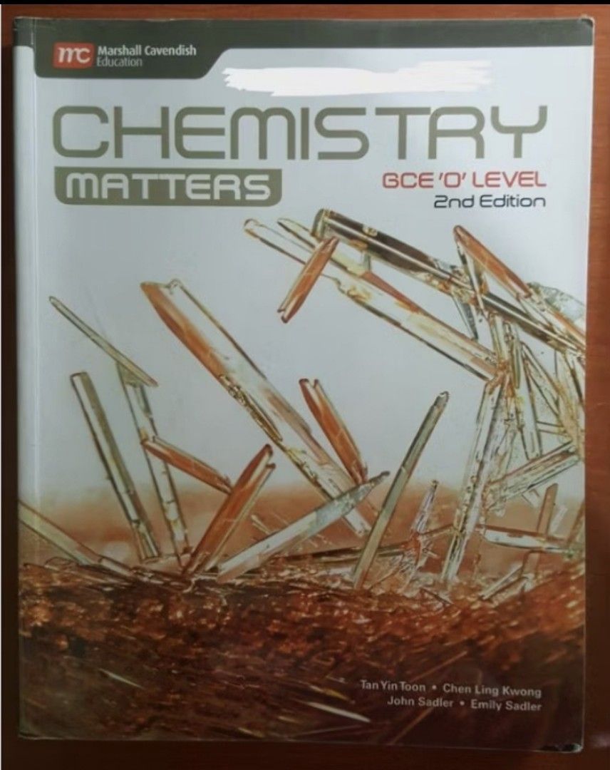 SINGAPORE CHEMISTRY GCE-O LEVELS TEXT BOOK, Hobbies & Toys, Books ...