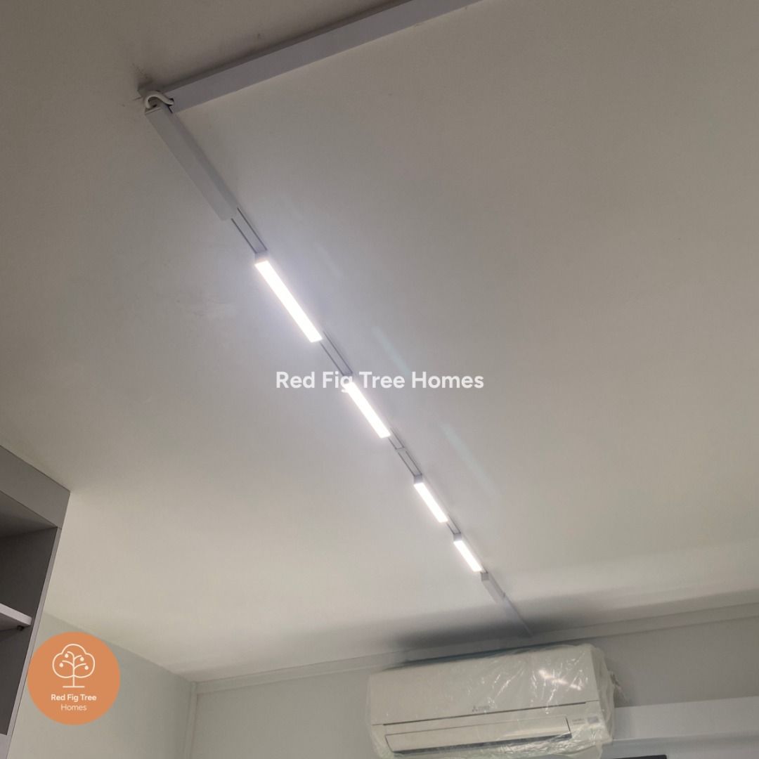 Slim track magnetic track lights. Sleek and high quality. Living room ...