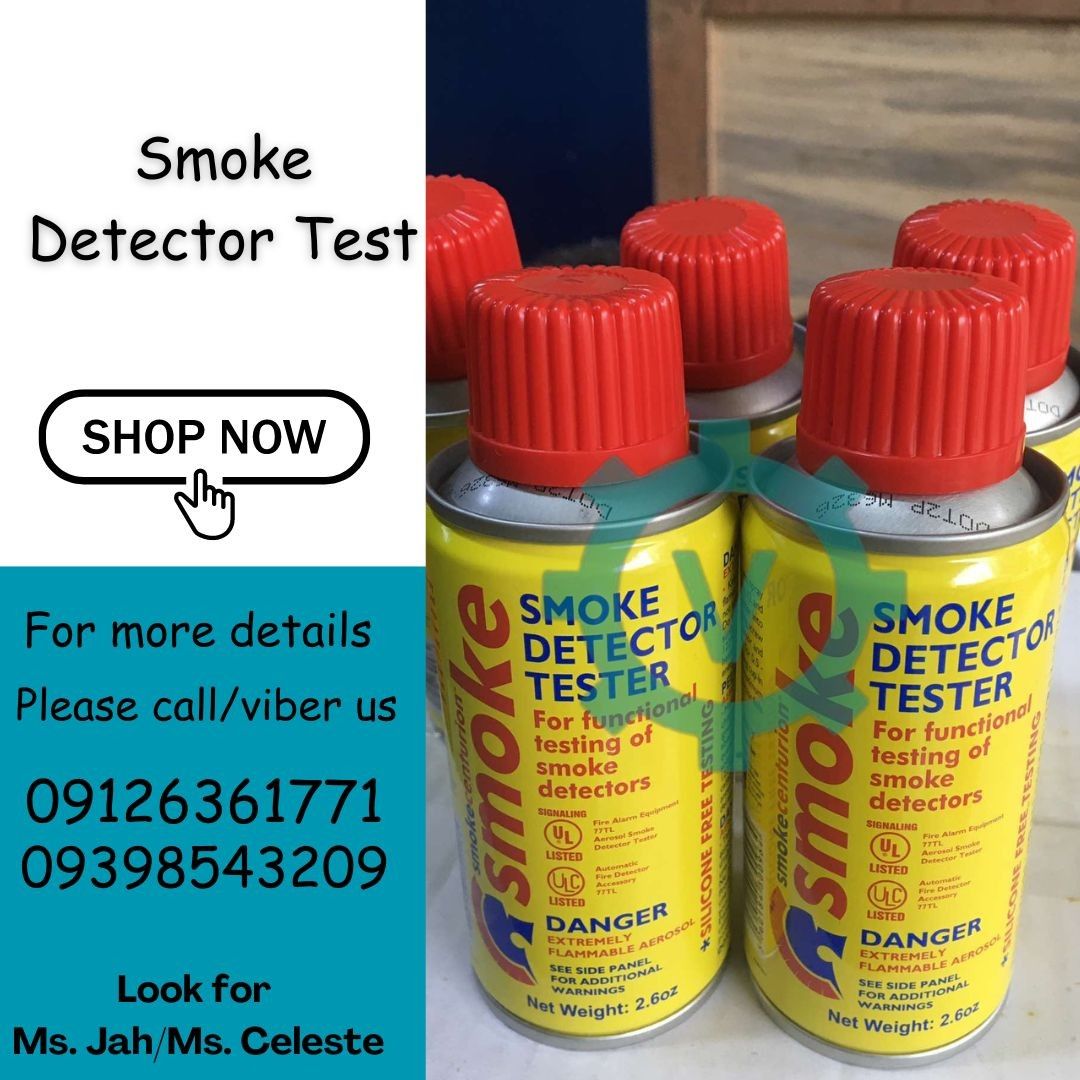 Smoke detector test, Commercial & Industrial, Construction Tools ...