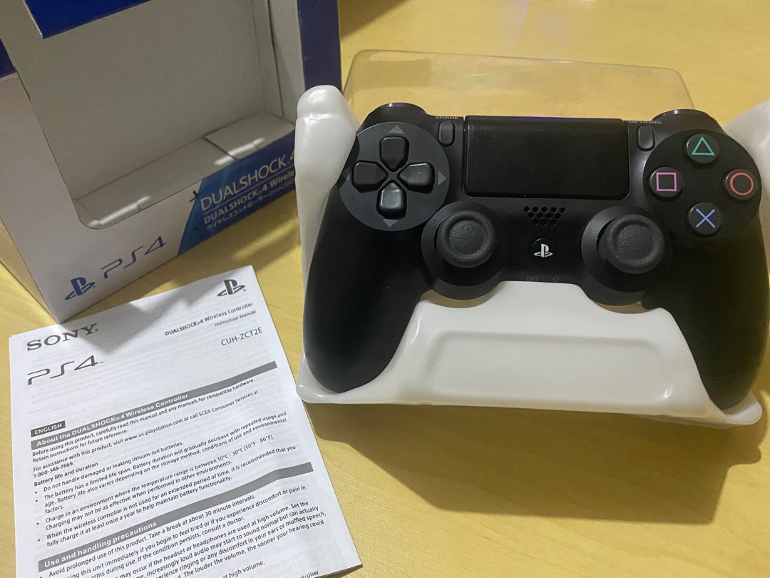 Sony DualShock 4 Wireless Controller (Jet Black), Video Gaming, Video ...