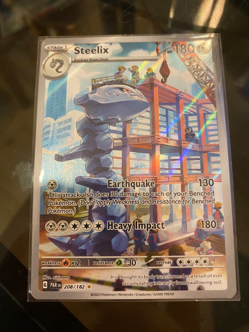 Steelix 208/182 Paradox Rift Illustration Rare, Hobbies & Toys, Toys ...