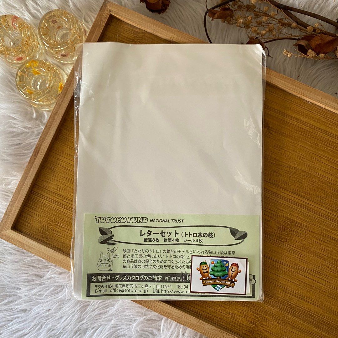 Studio Ghibli Totoro Letter Set, Hobbies & Toys, Stationary & Craft ...