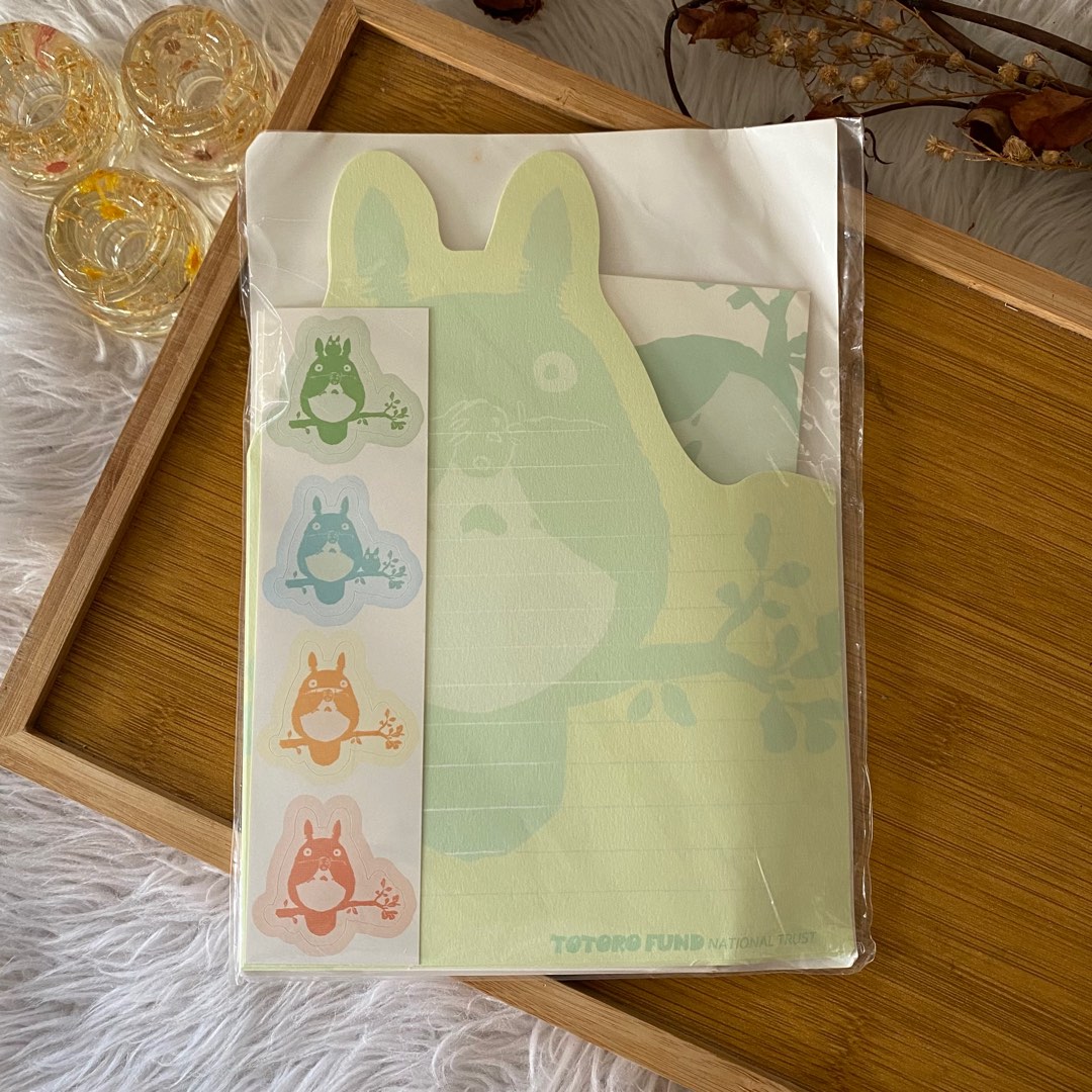 Studio Ghibli Totoro Letter Set, Hobbies & Toys, Stationary & Craft ...