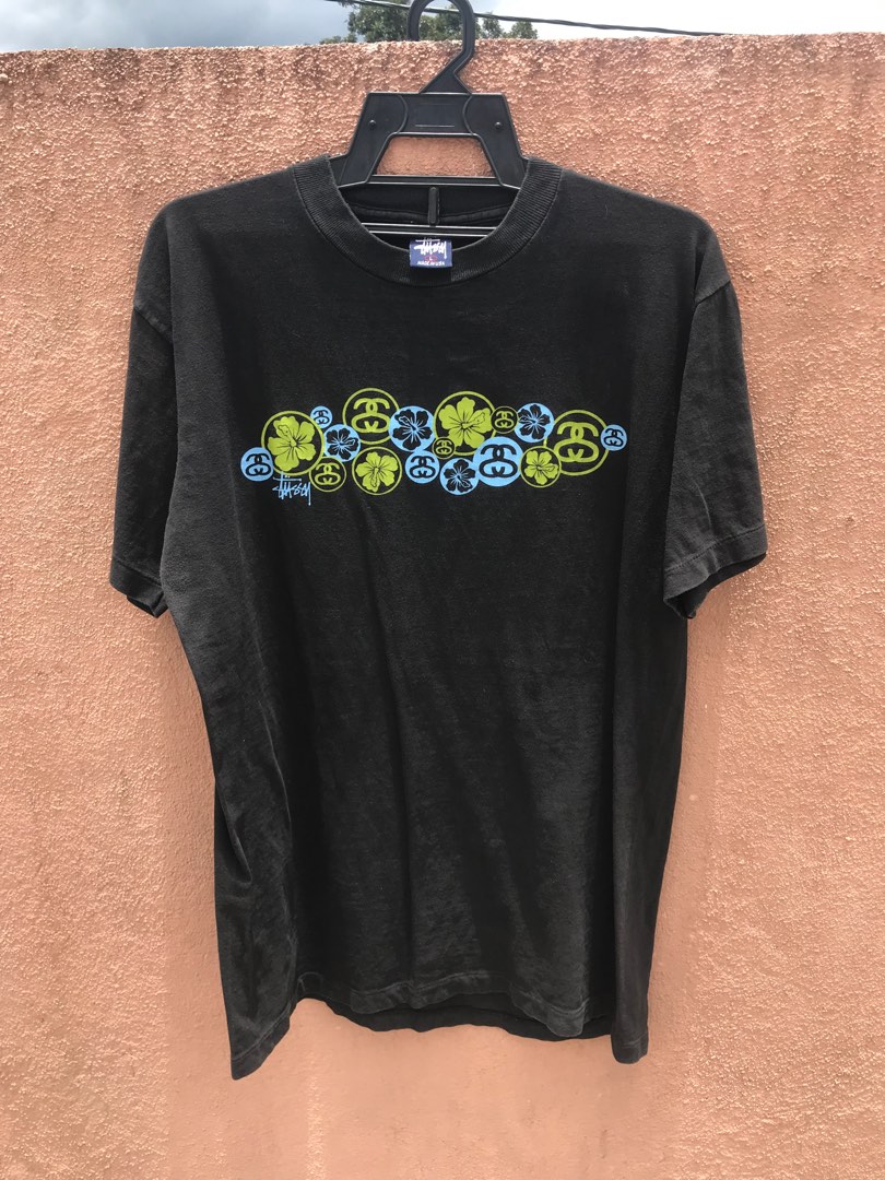 STUSSY BUNGA RAYA VINTAGE 90, Men's Fashion, Activewear on Carousell