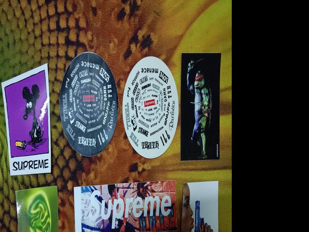 Supreme sticker, Hobbies & Toys, Books & Magazines, Magazines on Carousell