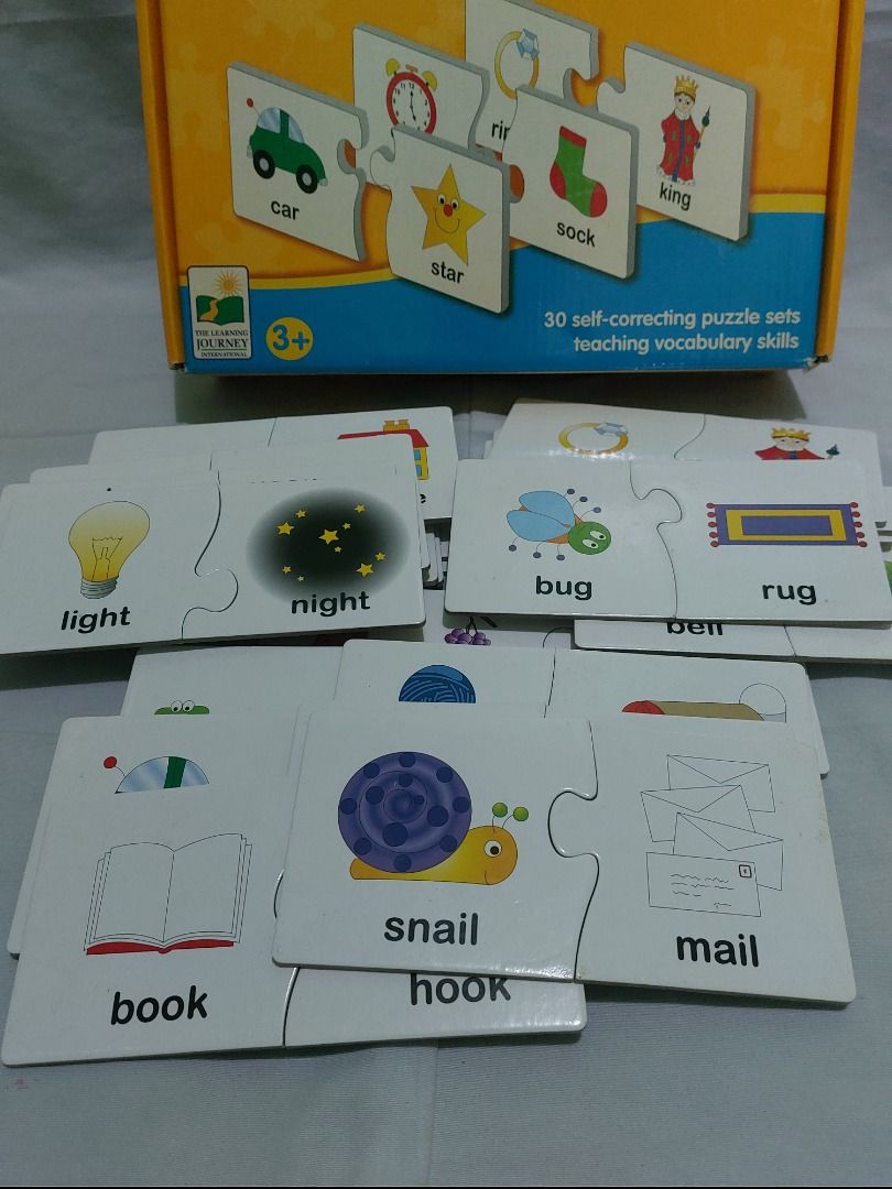 The Learning Journey Rhyme, Match it, What goes Together 30 Self ...