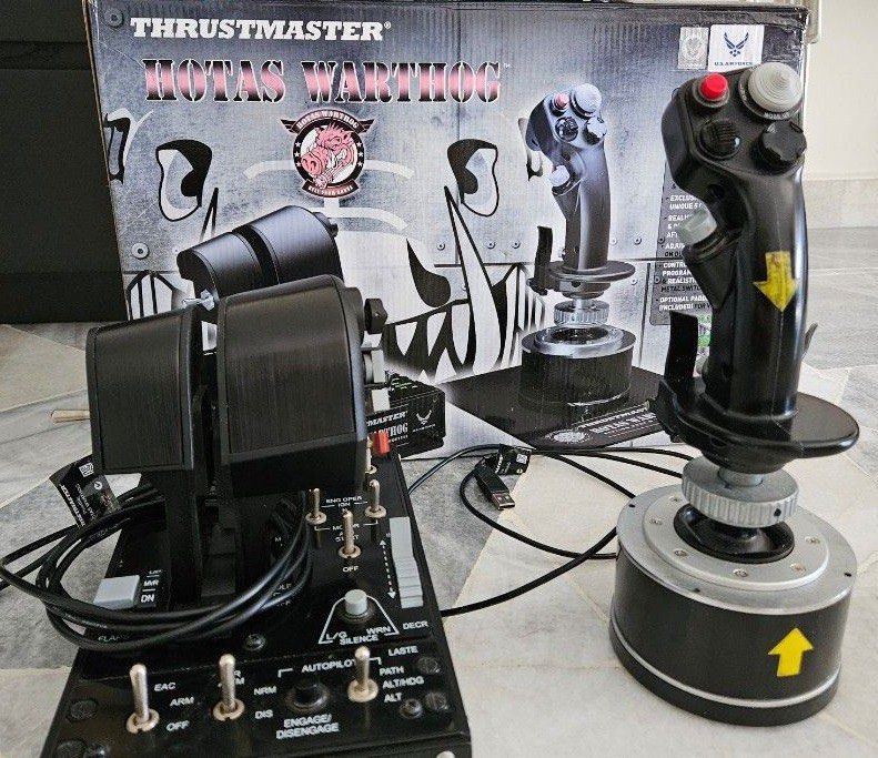 Thrustmaster HOTAS Warthog, Video Gaming, Gaming Accessories, Controllers on Carousell