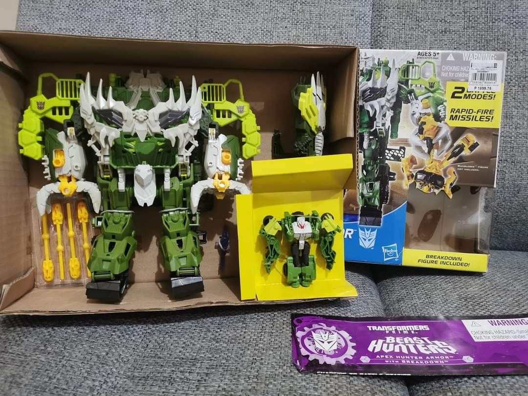 Transformers Prime Beast Hunters APEX Armor with breakdown, Hobbies ...