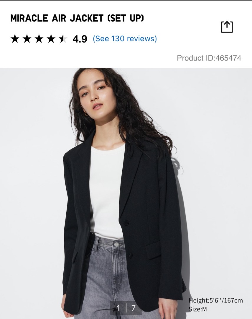 UNIQLO Miracle Air Jacket (brand new), Women's Fashion, Coats, Jackets ...