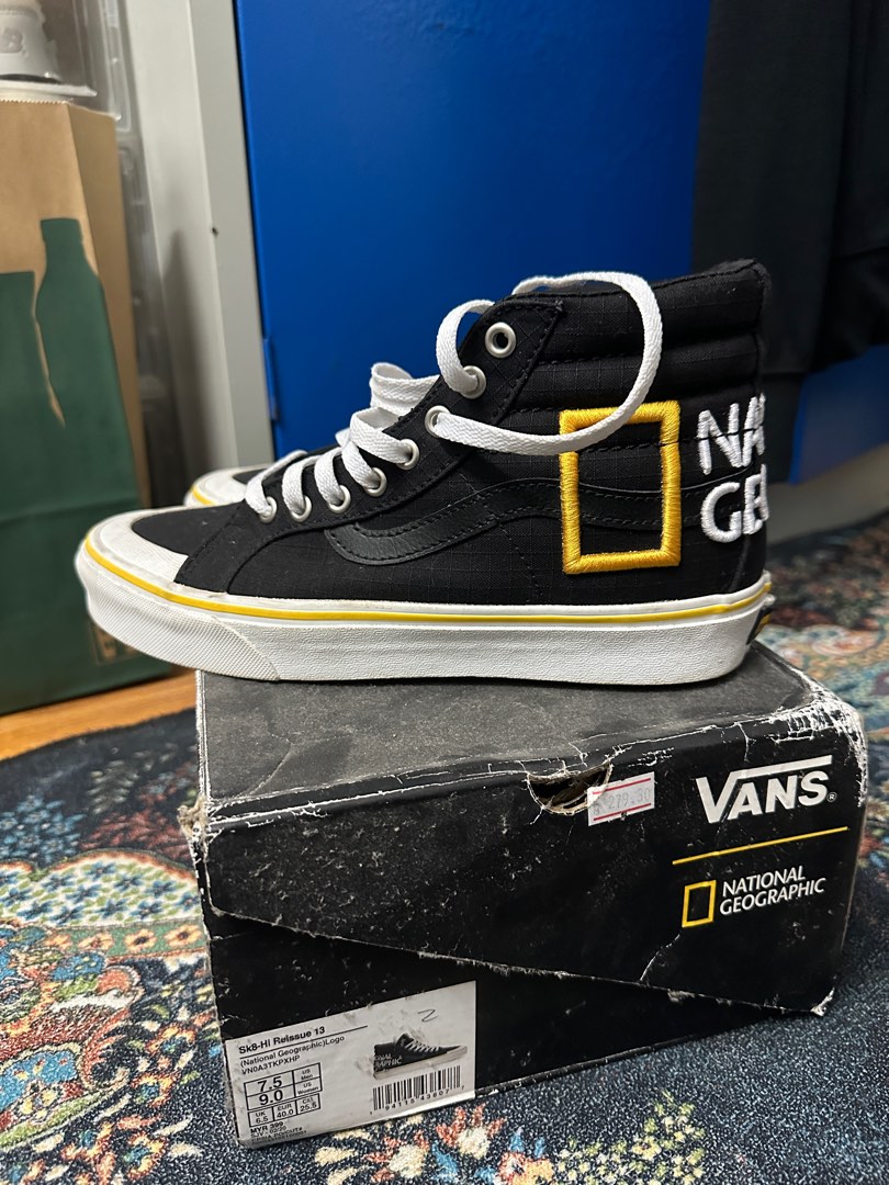 vans national geographic, Men's Fashion, Footwear, Sneakers on Carousell