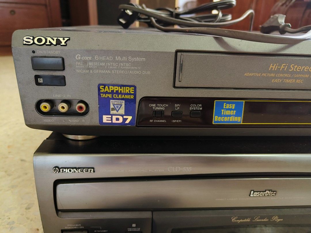 VHS laser disc player, TV & Home Appliances, TV & Entertainment, Blu ...