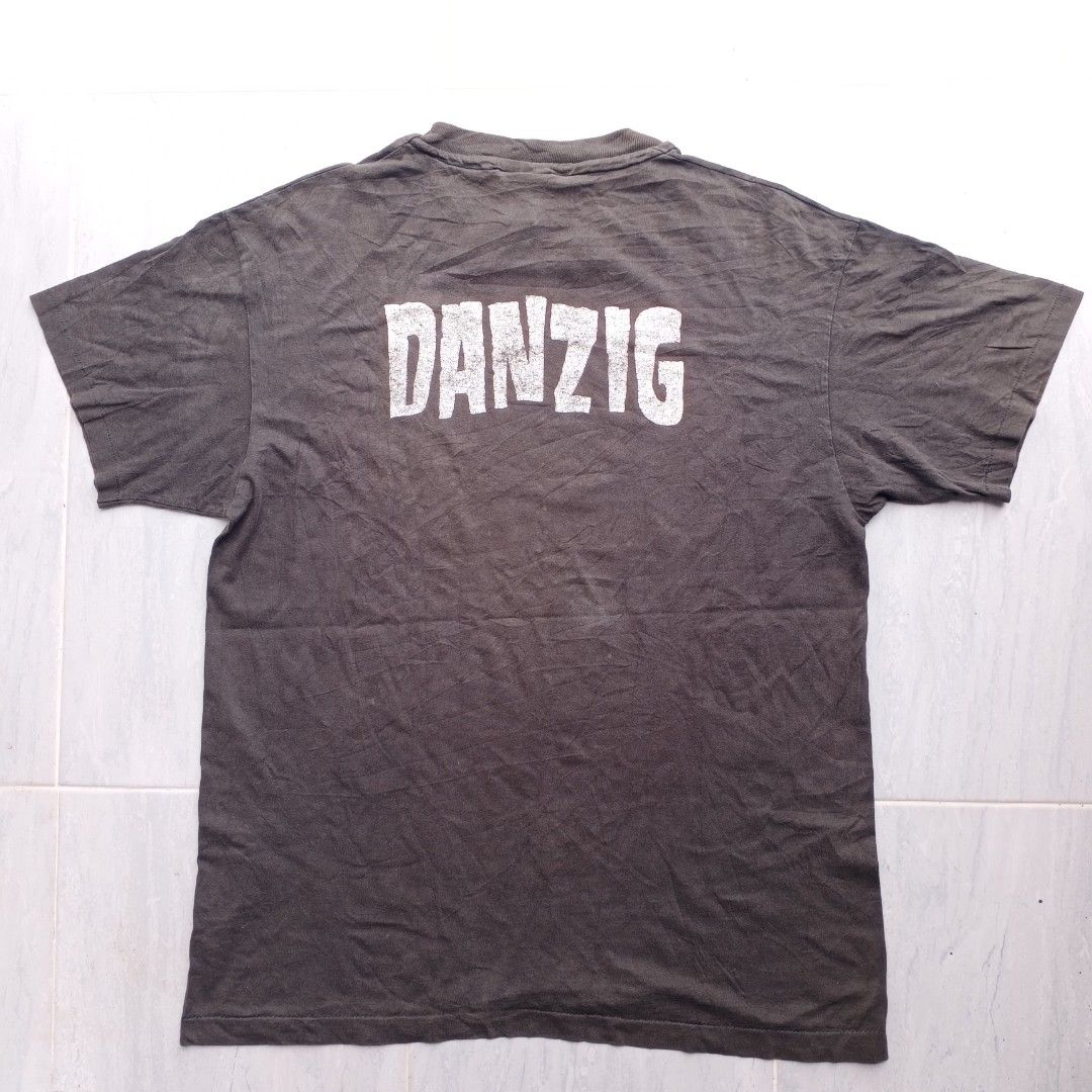 Vintage 80s 1988 Danzig Tag Giant Made In Usa heavy metal misfits ...