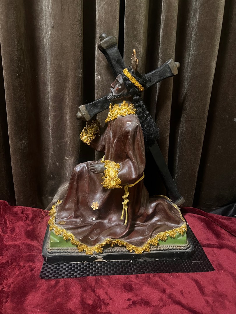 Vintage Black Nazarene Statue (fiberglass), Hobbies & Toys, Memorabilia ...