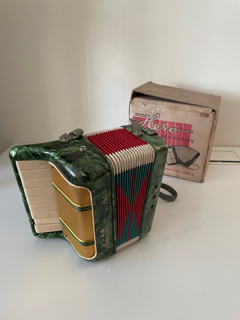Vintage Chinese Accordion, Hobbies & Toys, Music & Media, Musical ...