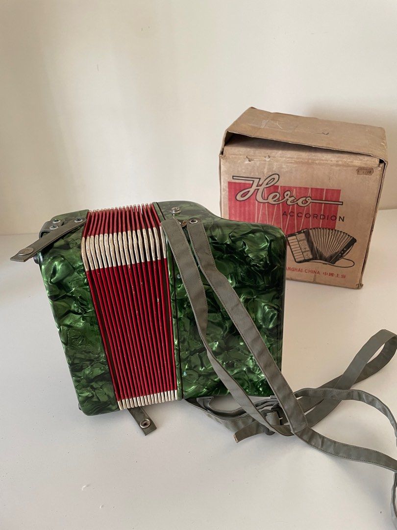 Vintage Chinese Accordion, Hobbies & Toys, Music & Media, Musical ...