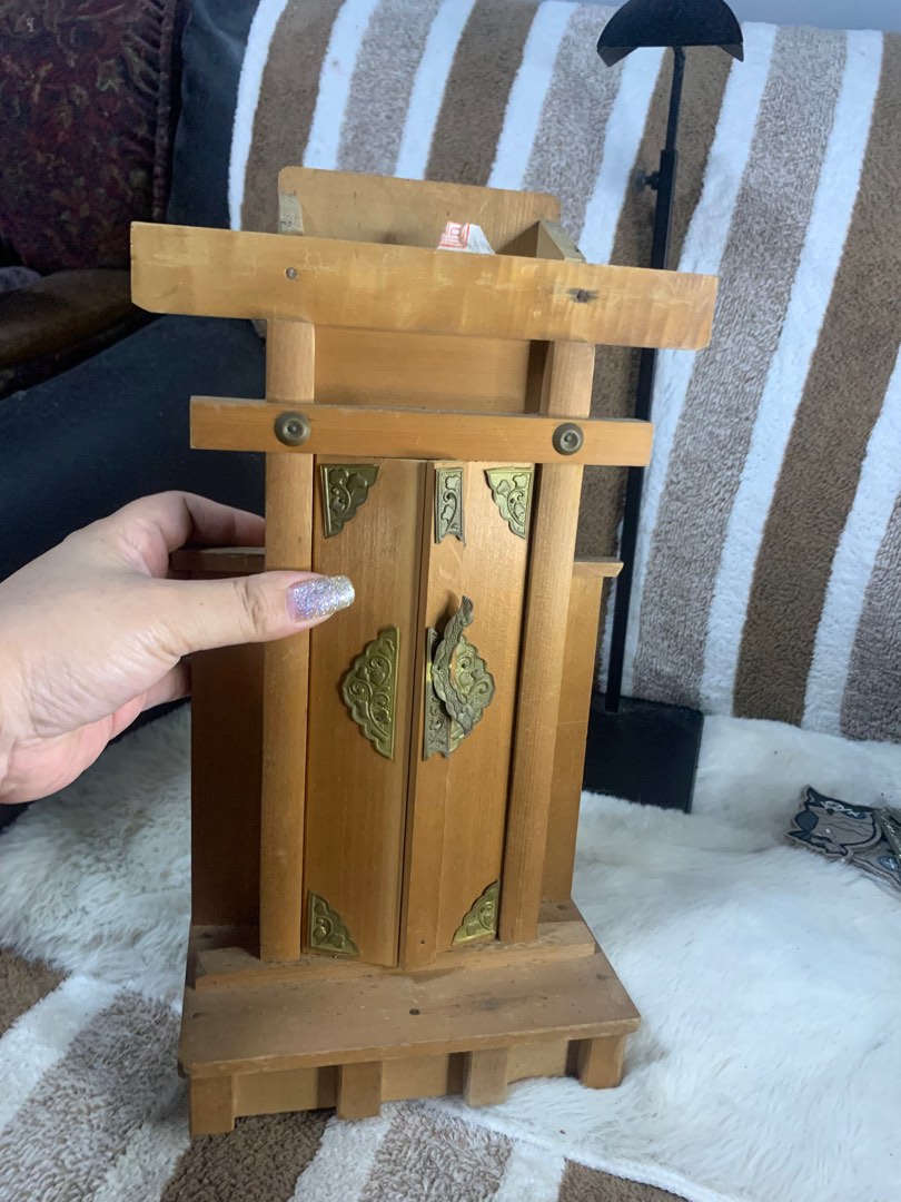 Vintage japan lucky wooden display, Hobbies & Toys, Memorabilia ...