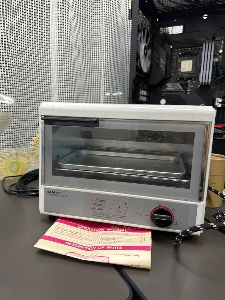 Vintage Sharp toaster oven, TV & Home Appliances, Kitchen Appliances ...