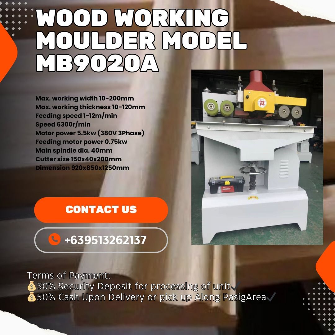 Wood Working Moulder Model MB9020A, Everything Else, Others on Carousell