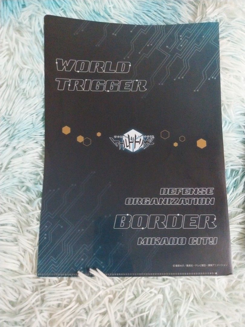 World trigger anime a4 file chika yoneya ninomiya jin, Hobbies & Toys ...