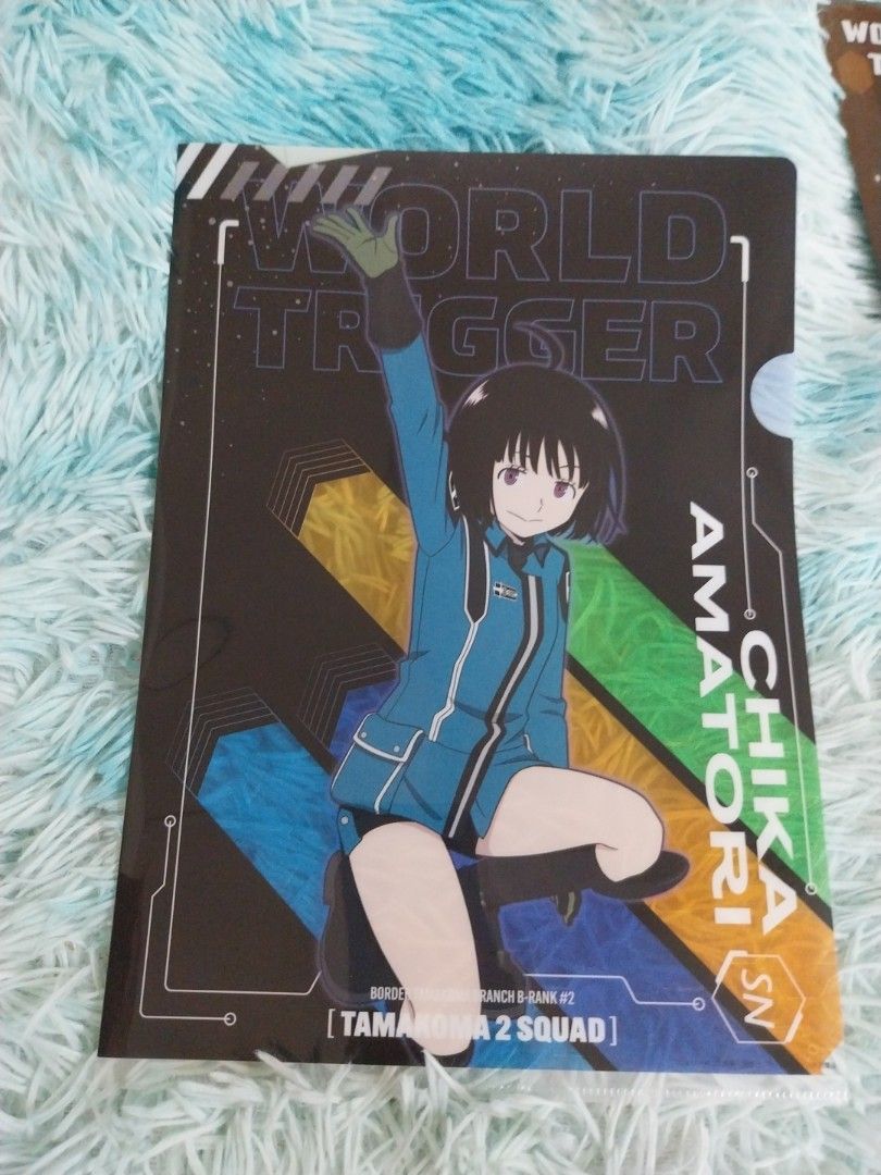 World trigger anime a4 file chika yoneya ninomiya jin, Hobbies & Toys ...