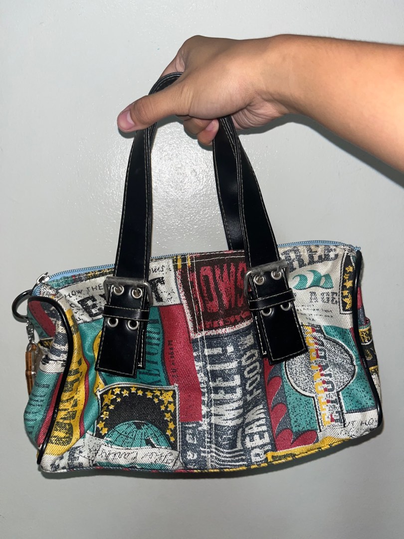 Y2K vintage bag goth hand bag, Women's Fashion, Bags & Wallets ...
