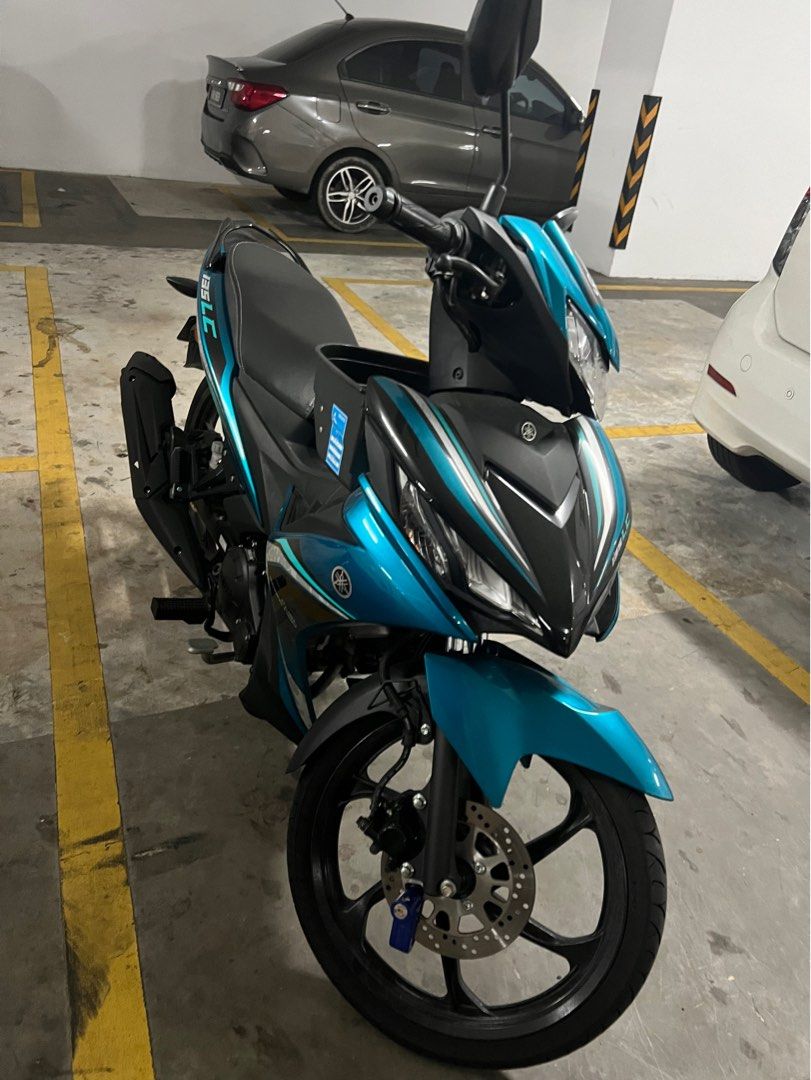 Yamaha LC 135 V8 Cyan (2023), Motorbikes on Carousell