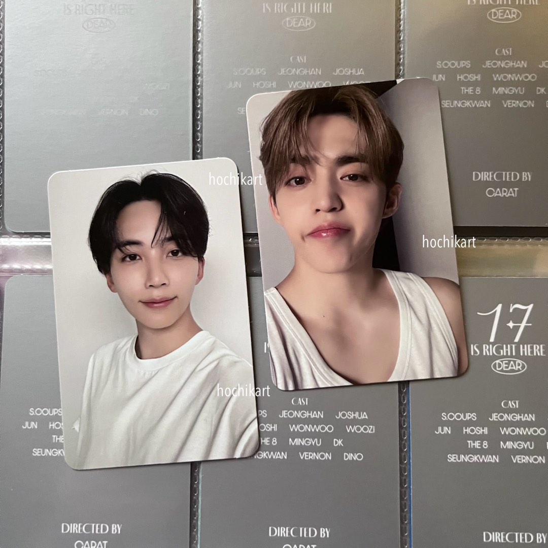 17 Is Right Here Dear Ver Photocard - Scoups Jeonghan, Hobbies & Toys ...