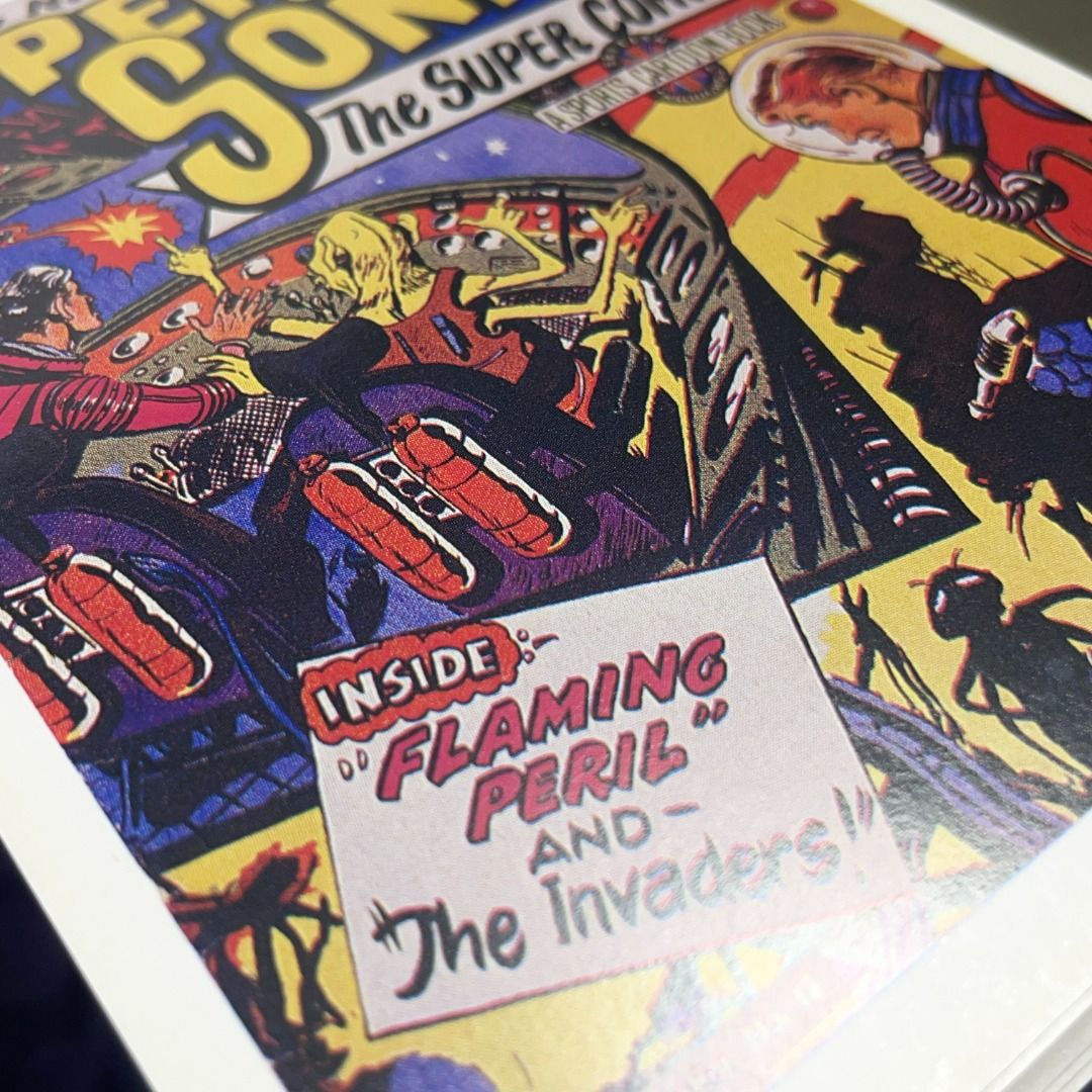 ⚡️1ST EDITION 1940s & 1950s Comic Book Heroes ⚡️VINTAGE ILLUSTRATED ART ...