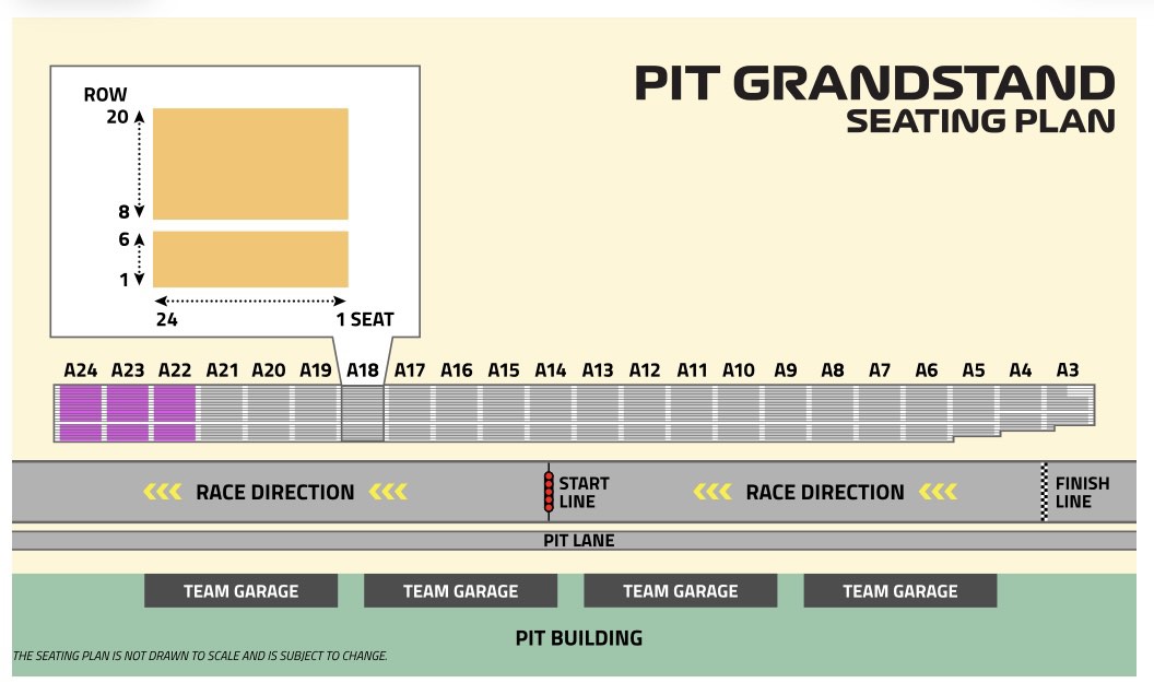 2 x Pit Combination (3 Days) Tickets Singapore F1 Grand Prix 2024 ...