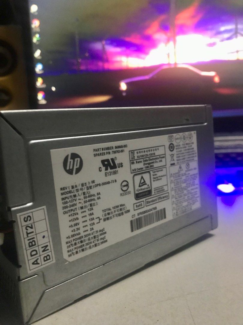 300W Psu | HP Prodesk 400 G3 MT Power Supply, Computers & Tech, Parts ...