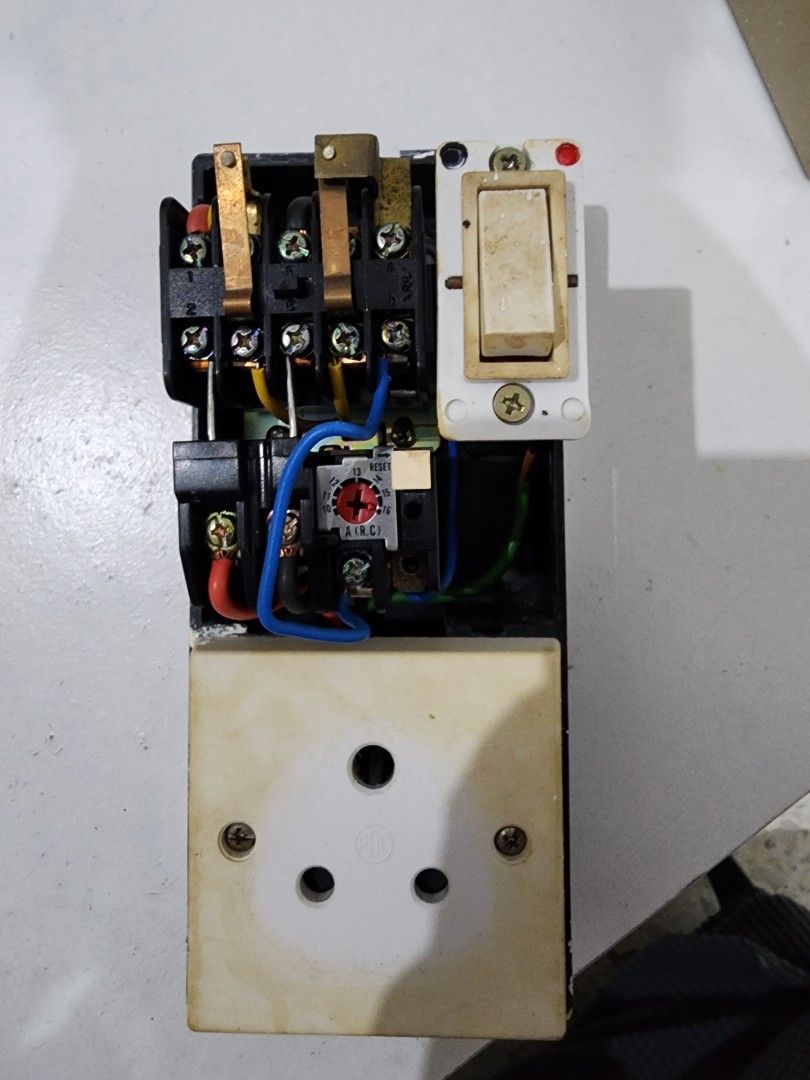 3 Unit DOL Magnetic Starter for Aircond, TV & Home Appliances ...