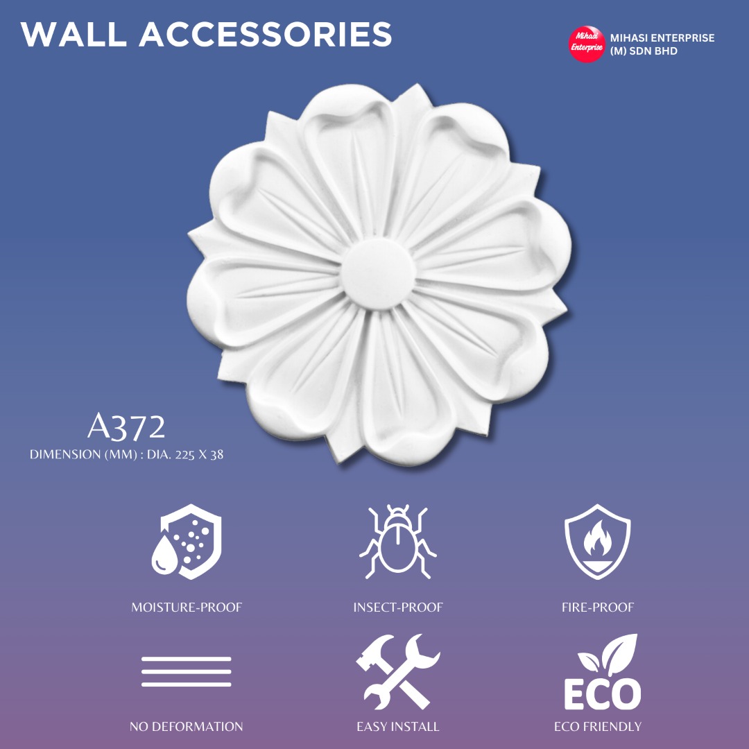 A372 FLOWER WALL ACCESORIES | CEILING ACCESORIES | HIASAN DINDING ...